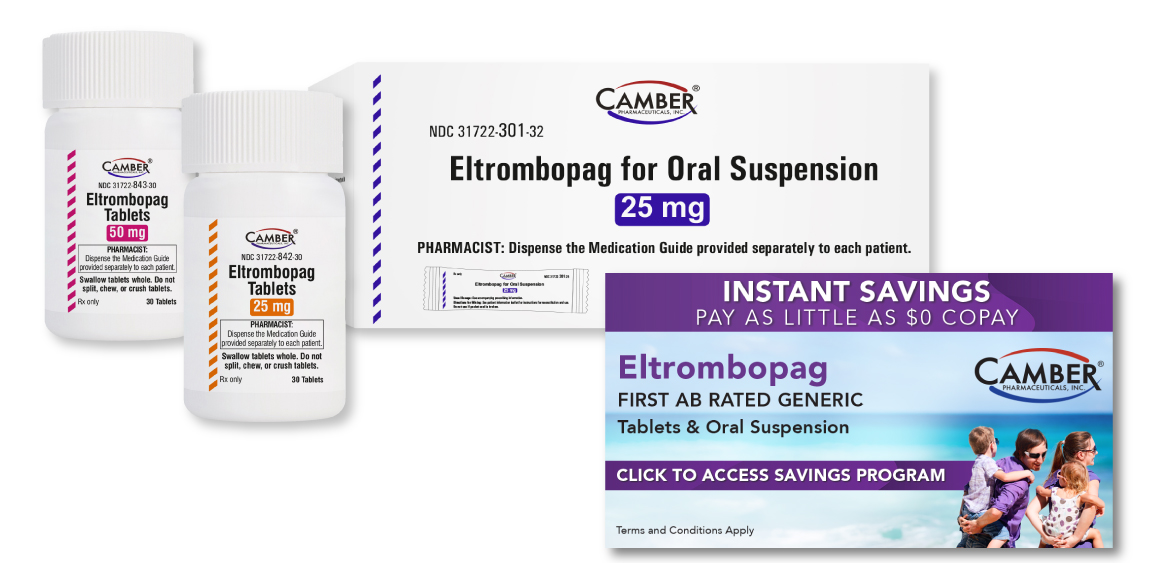 Camber Launches Eltrombopag Tablets & Oral Suspension – Camber ...